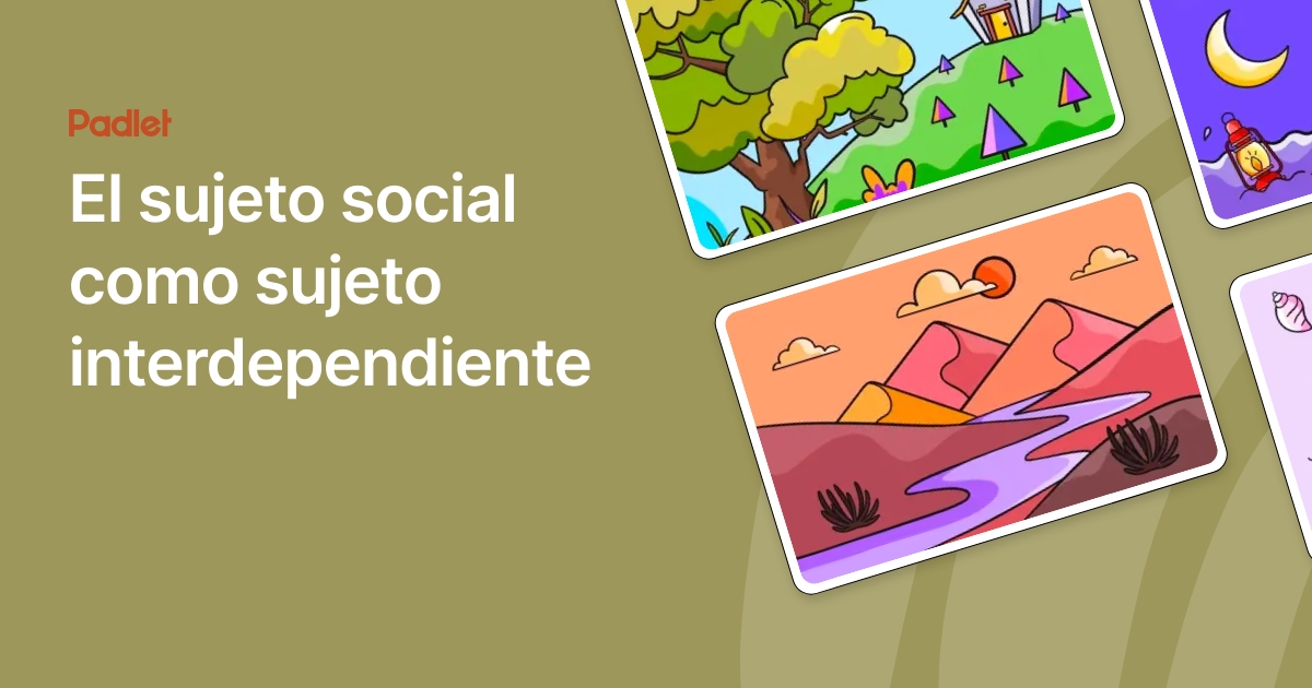 El sujeto social como sujeto interdependiente