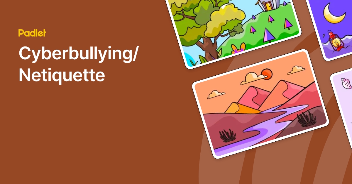 Cyberbullying/ Netiquette