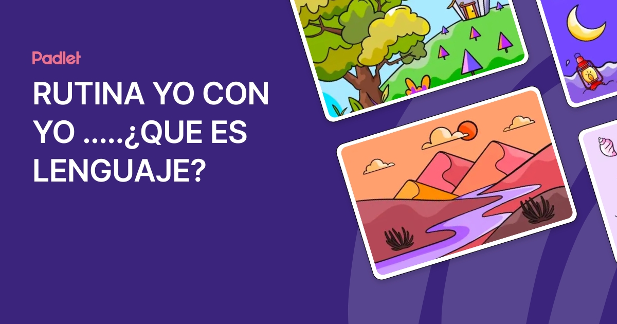 RUTINA YO CON YO .....¿QUE ES LENGUAJE?