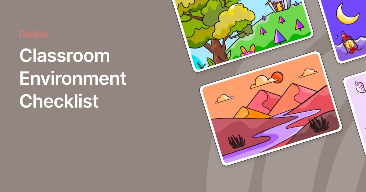 Classroom Environment Checklist