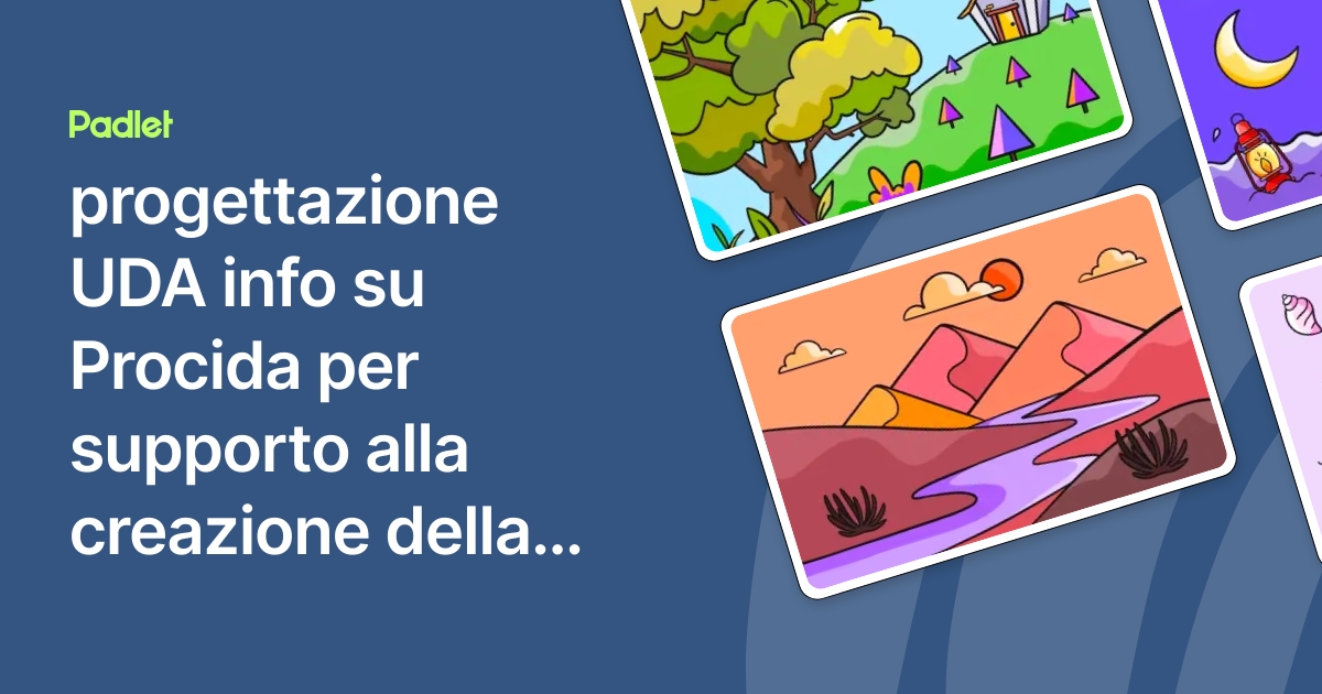 progettazione UDA info su Procida per supporto alla creazione della ...