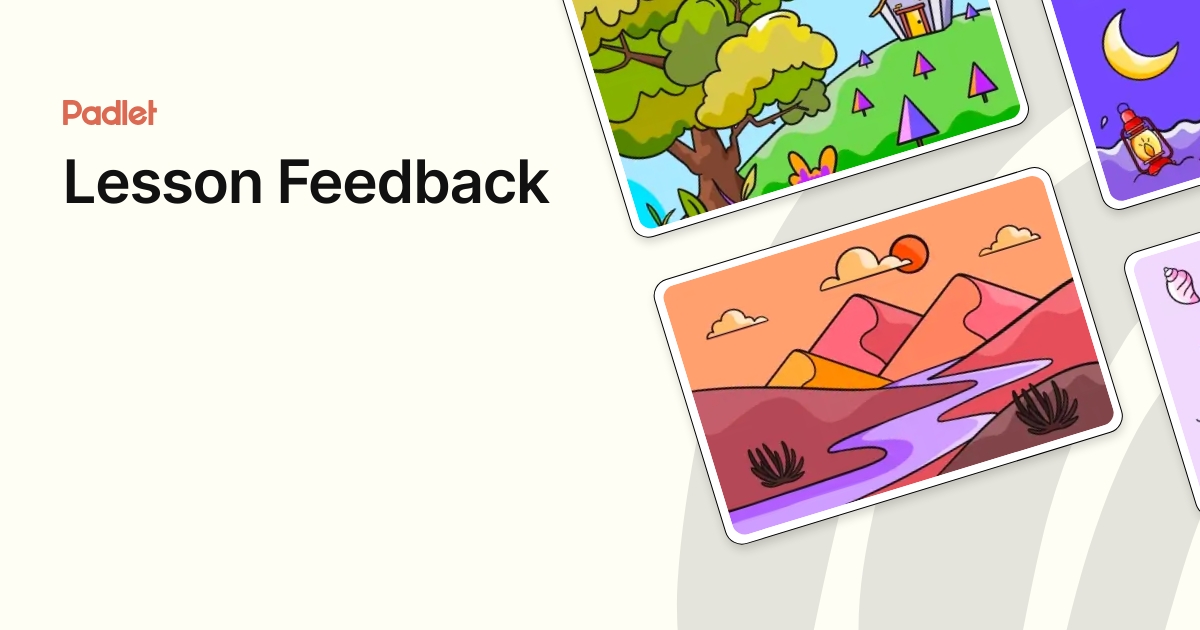 Lesson Feedback