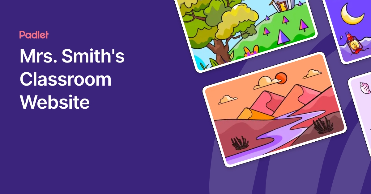 Mrs. Smith's Classroom Website