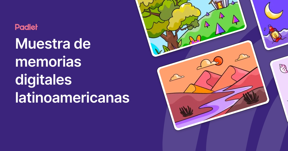 Muestra de memorias digitales latinoamericanas
