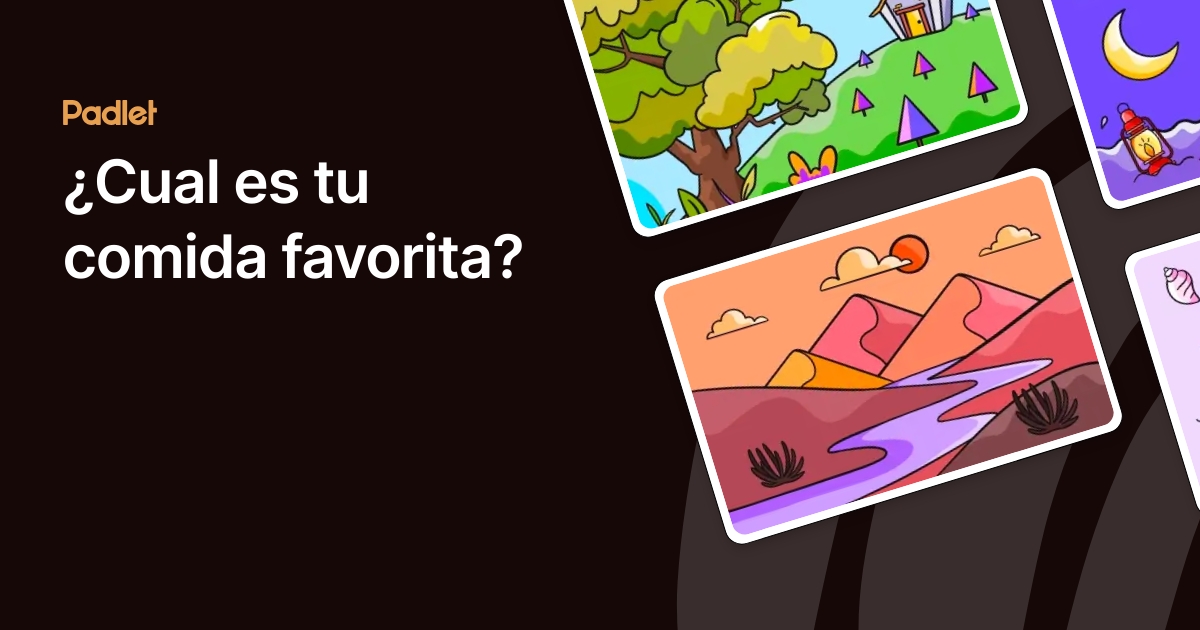 ¿Cual es tu comida favorita?