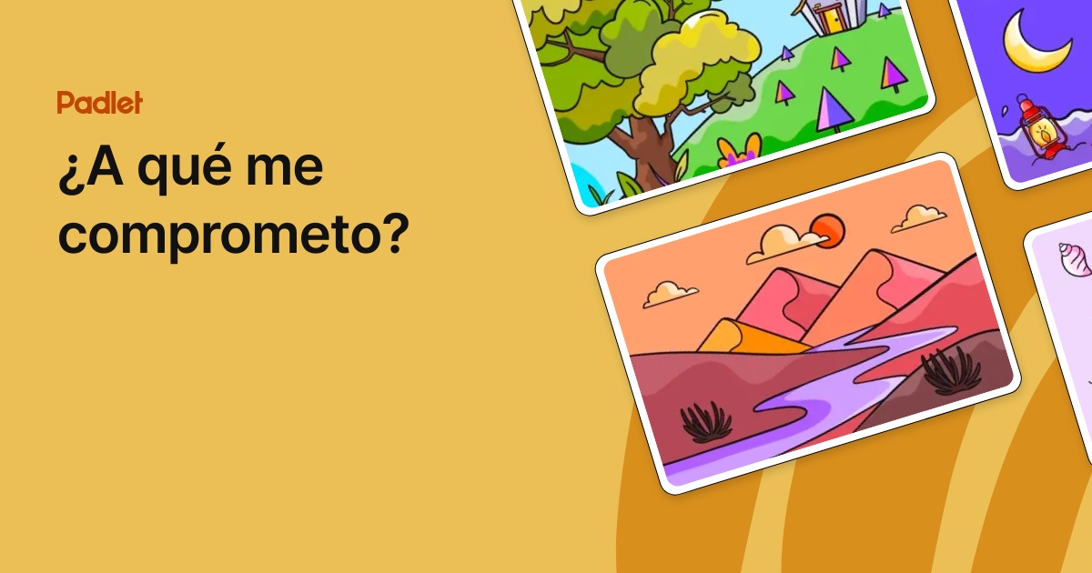 ¿A qué me comprometo?