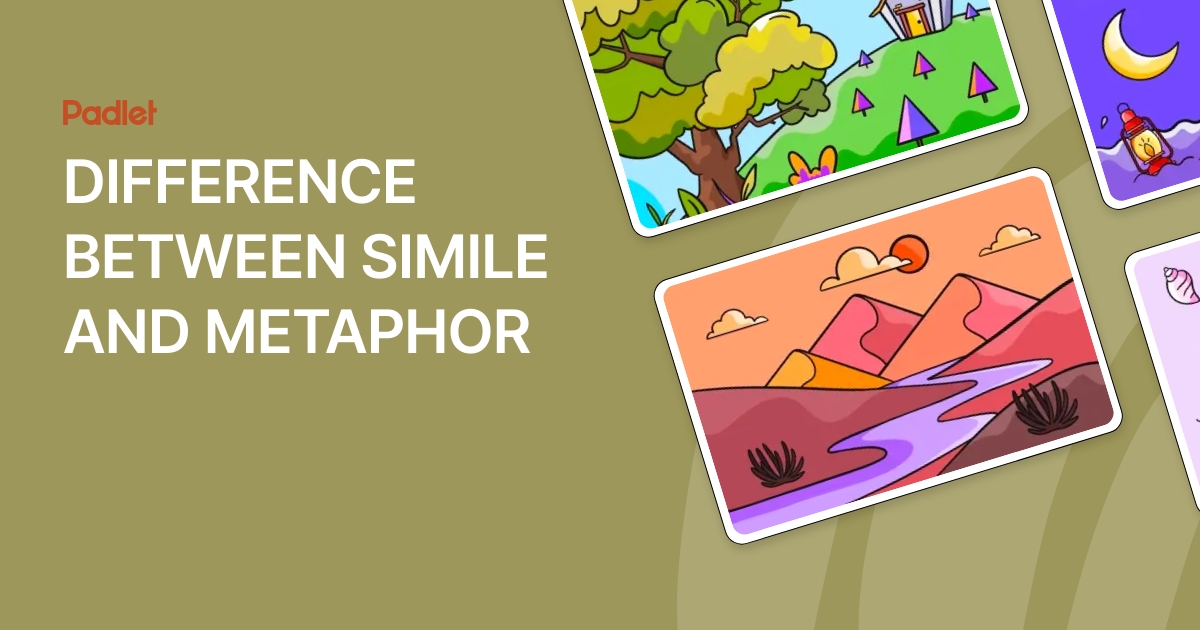 DIFFERENCE BETWEEN SIMILE AND METAPHOR