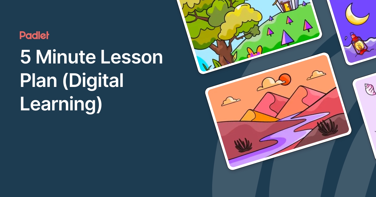 5 Minute Lesson Plan (Digital Learning)