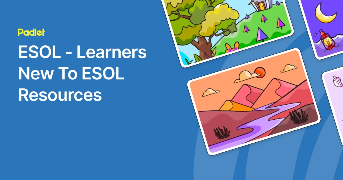 ESOL - Learners New To ESOL Resources