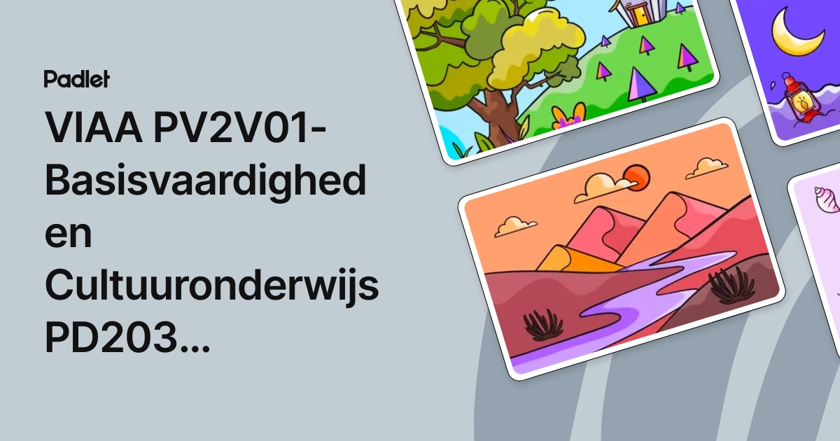 VIAA PV2V01- Basisvaardigheden Cultuuronderwijs PD203 PD362/PD363 ...
