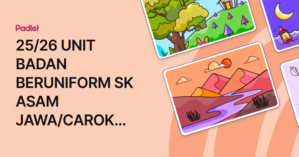 25/26 UNIT BADAN BERUNIFORM SK ASAM JAWA/CAROK KELIAN SESI 2025/2026