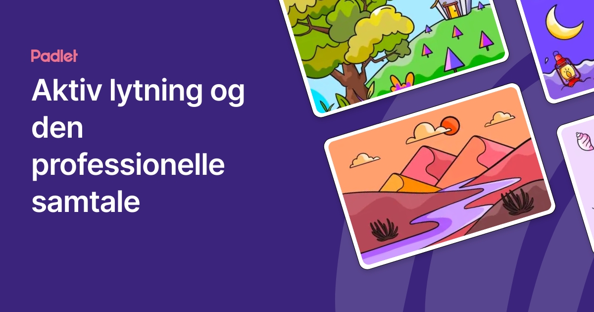 Aktiv lytning og den professionelle samtale