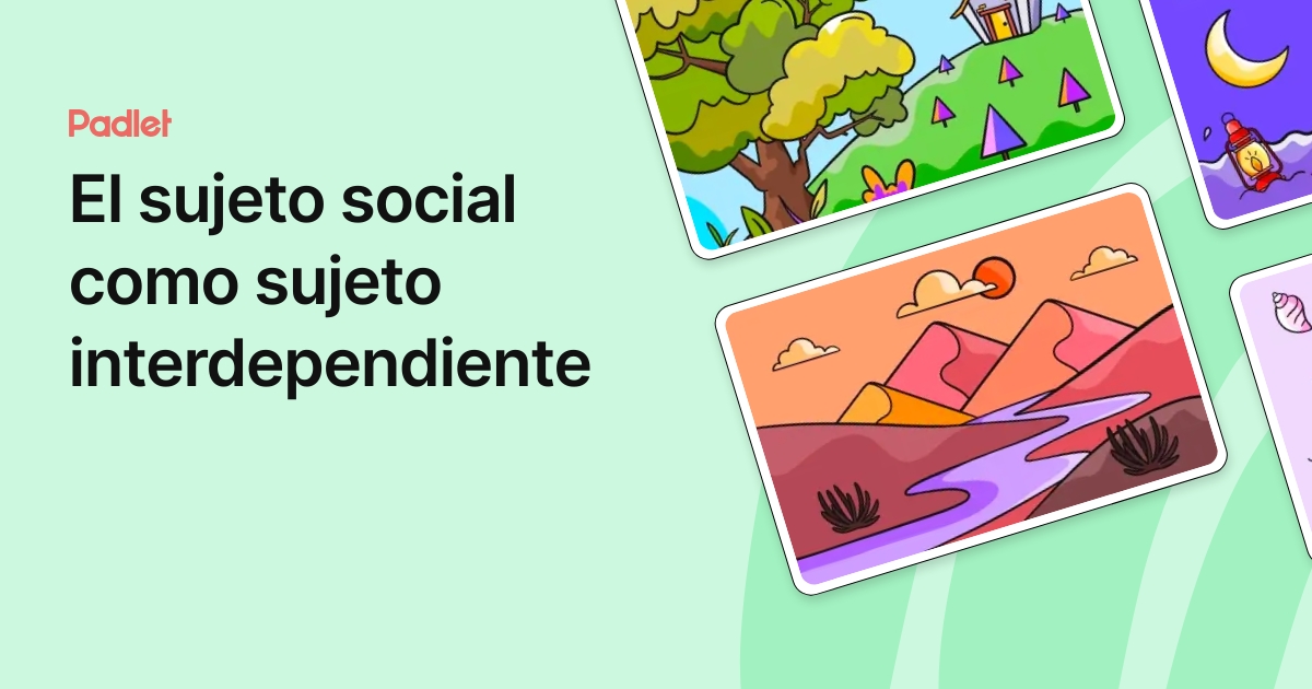 El sujeto social como sujeto interdependiente