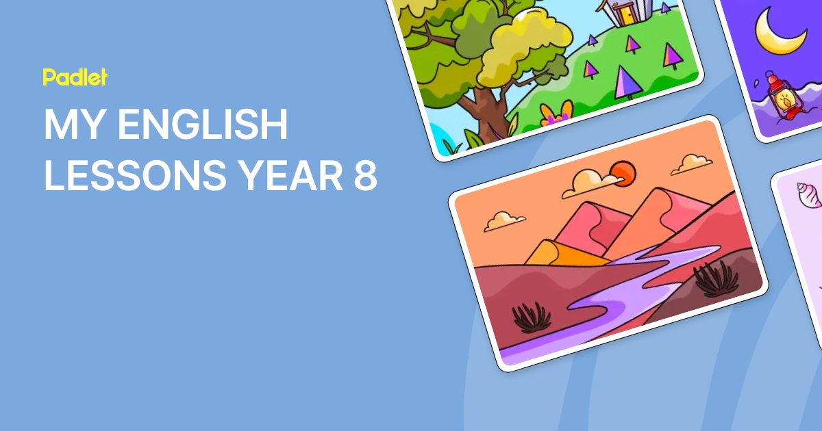 MY ENGLISH LESSONS YEAR 8