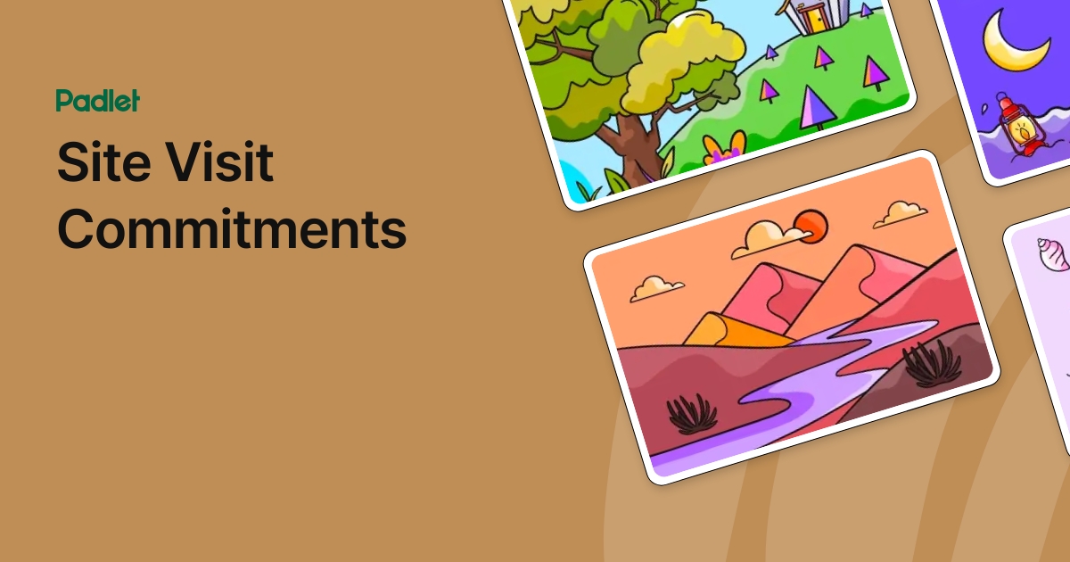 Site Visit Commitments