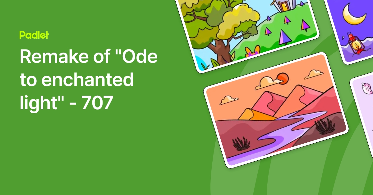 Remake of "Ode to enchanted light" - 707