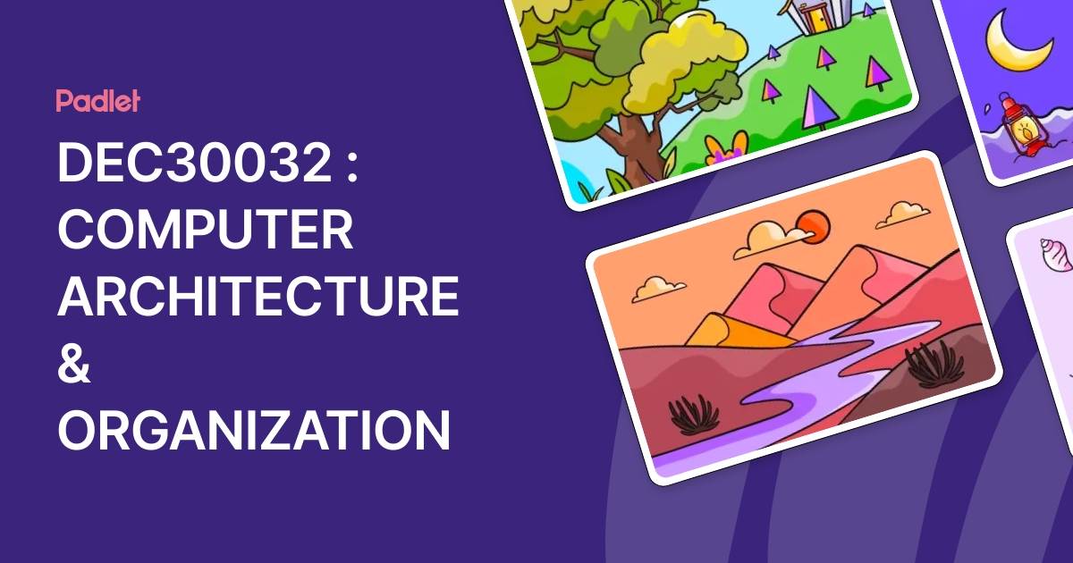 Dec30032 Computer Architecture And Organization