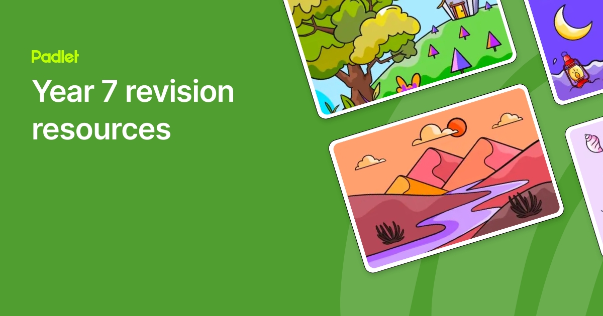 Year 7 revision resources