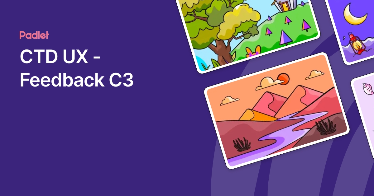 CTD UX - Feedback C3