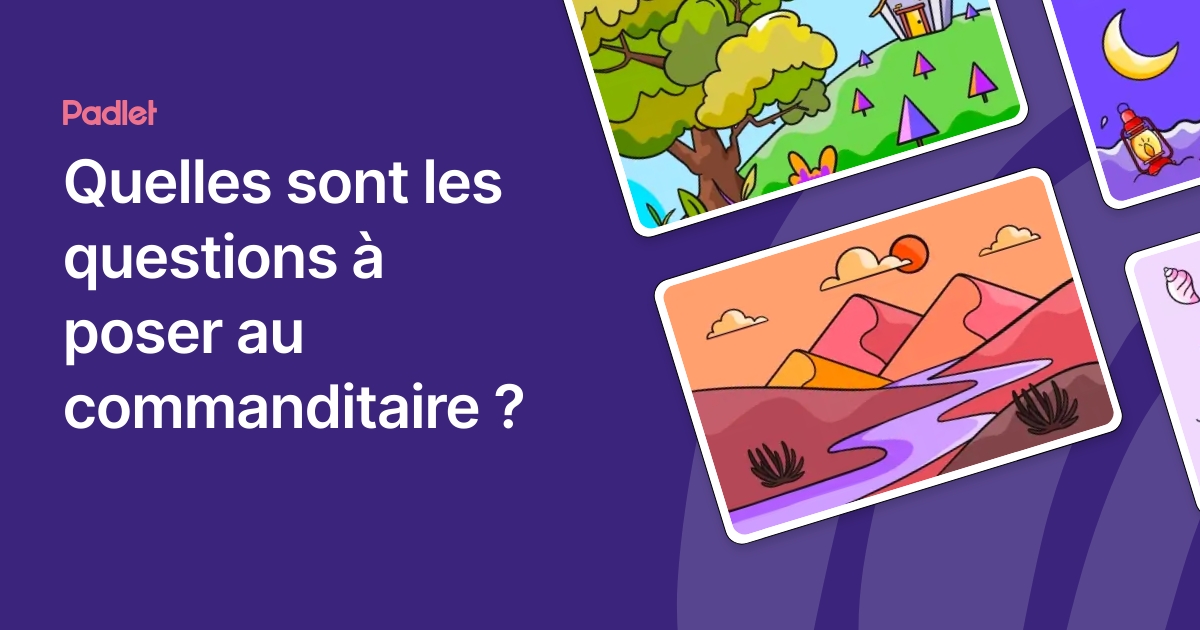 Quelles sont les questions à poser au commanditaire