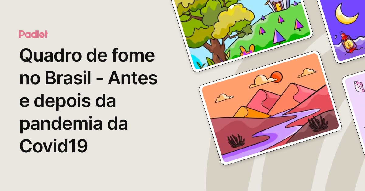 Quadro de fome no Brasil - Antes e depois da pandemia da Covid19