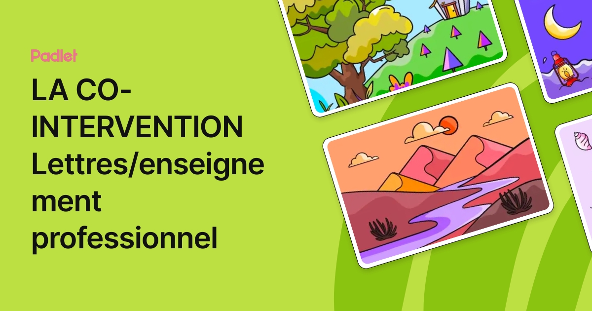 LA CO-INTERVENTION Lettres/enseignement professionnel