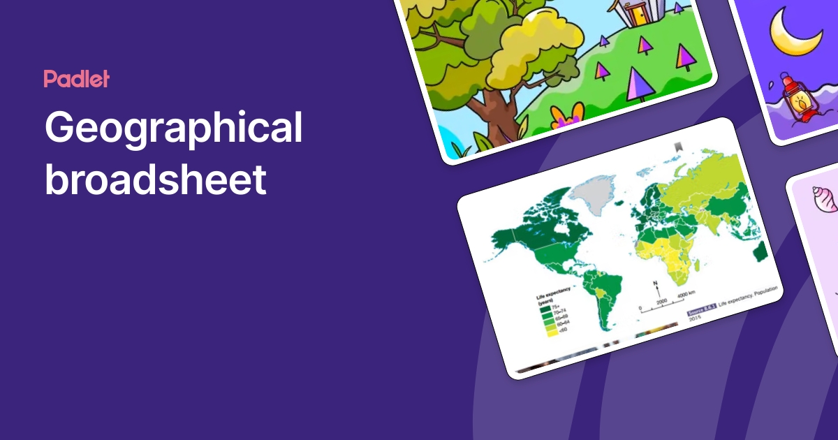 Geographical broadsheet