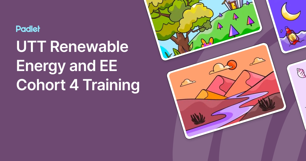 UTT Renewable Energy and EE Cohort 4 Training
