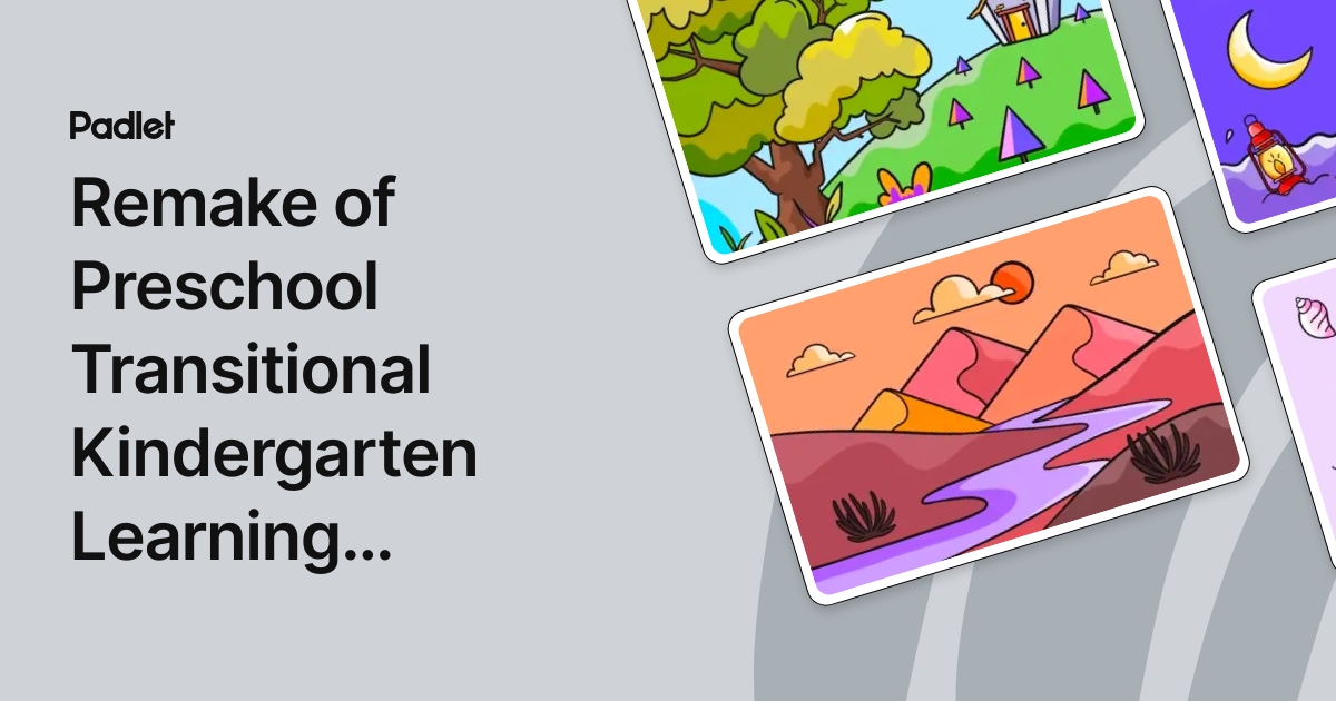 Remake of Preschool Transitional Kindergarten Learning Foundation(PTKLF ...
