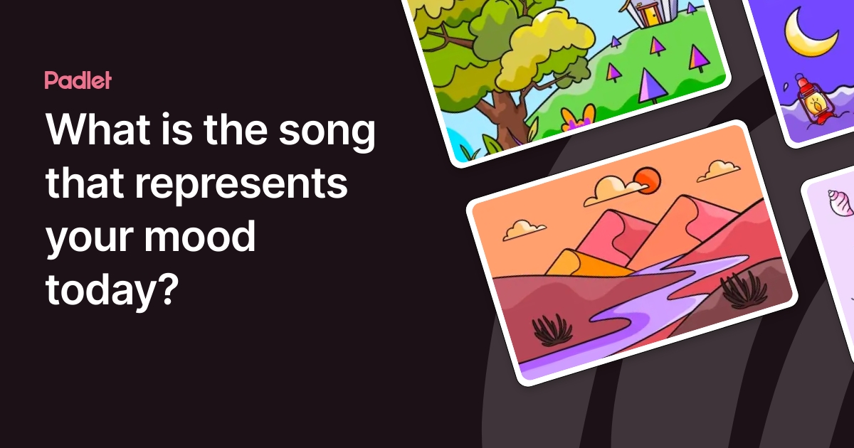 What is the song that represents your mood today?