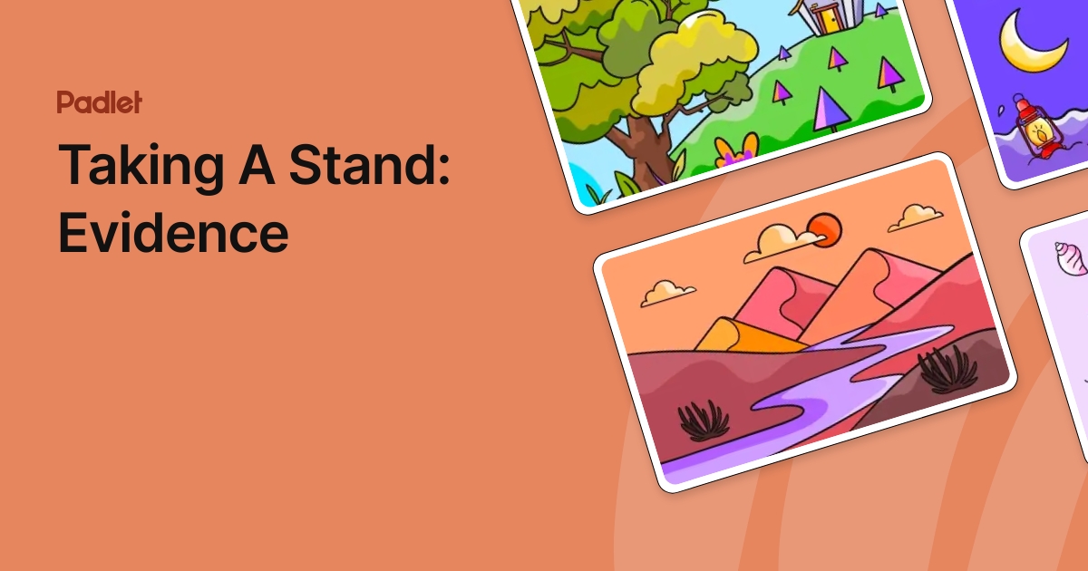 Taking A Stand: Evidence