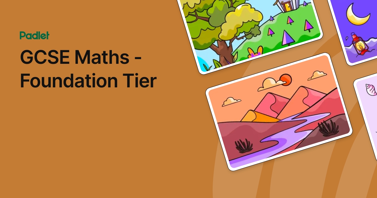 GCSE Maths - Foundation Tier