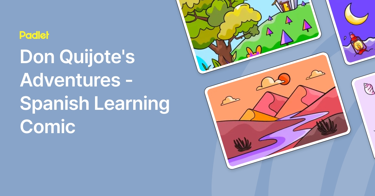 Don Quijote's Adventures - Spanish Learning Comic