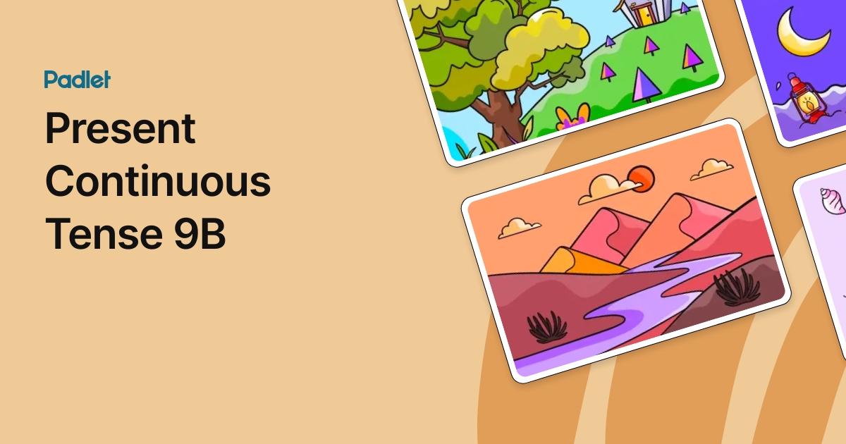 Present Continuous Tense 9B