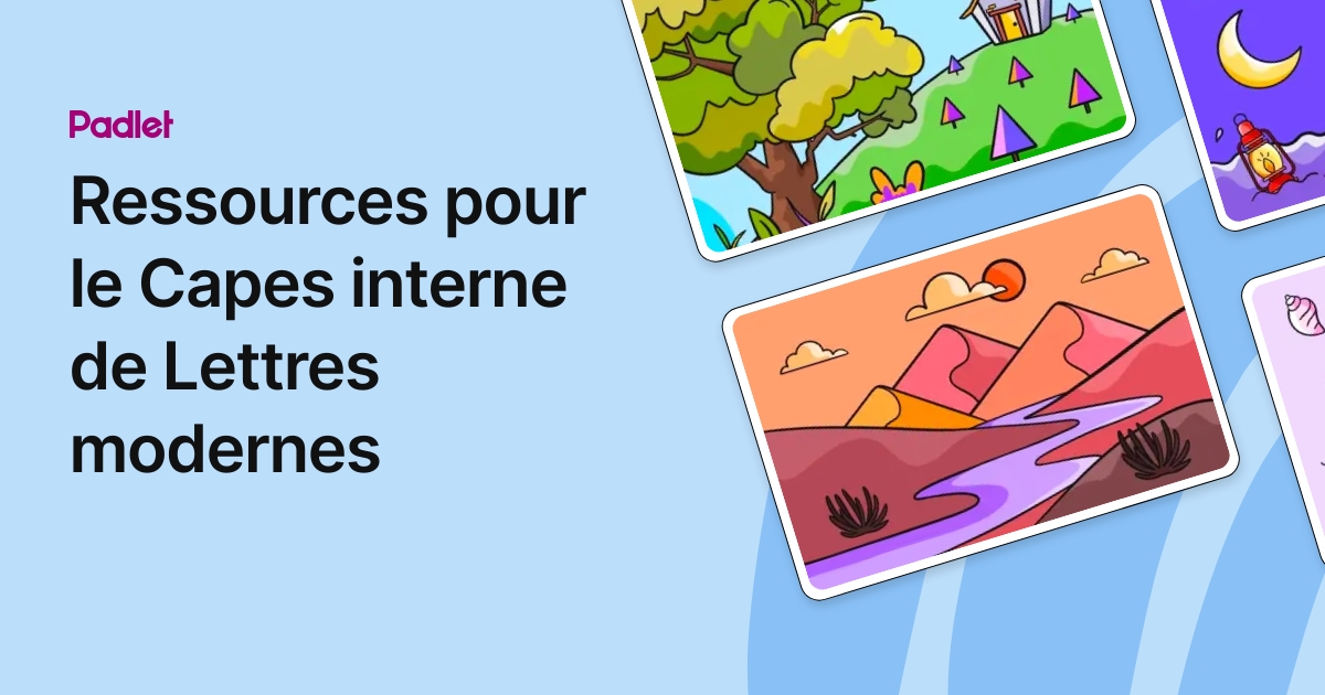 Ressources pour le Capes interne de Lettres modernes