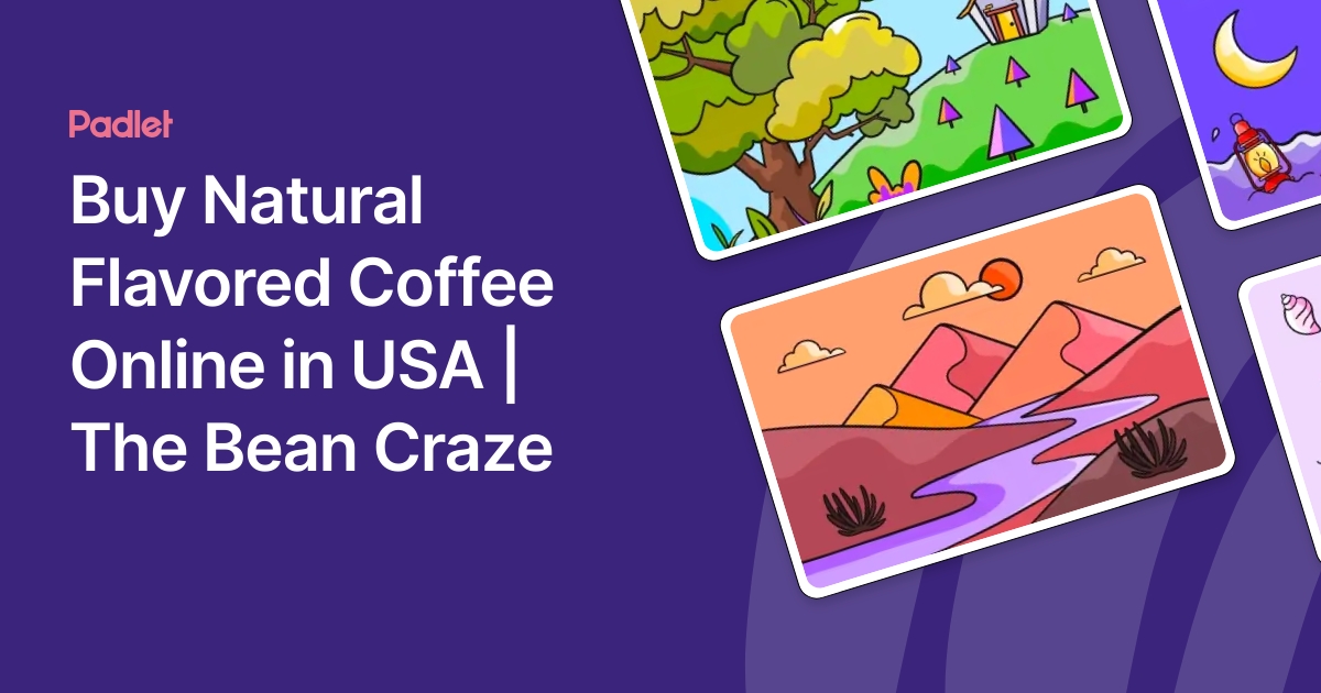 Buy Natural Flavored Coffee Online in USA | The Bean Craze