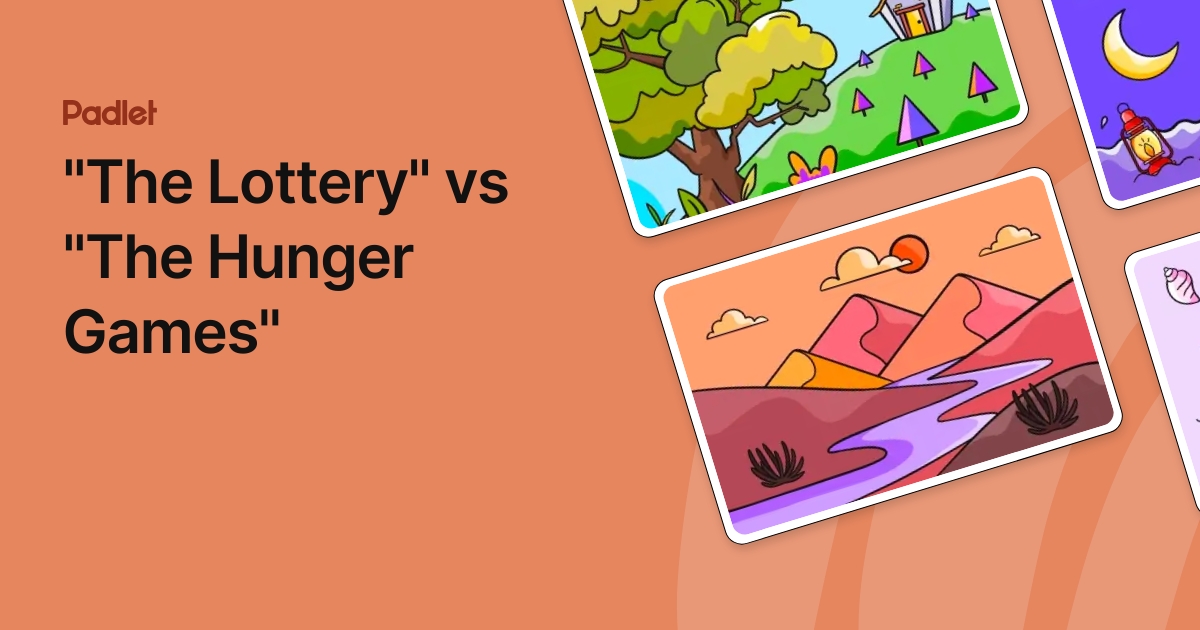 "The Lottery" vs "The Hunger Games"