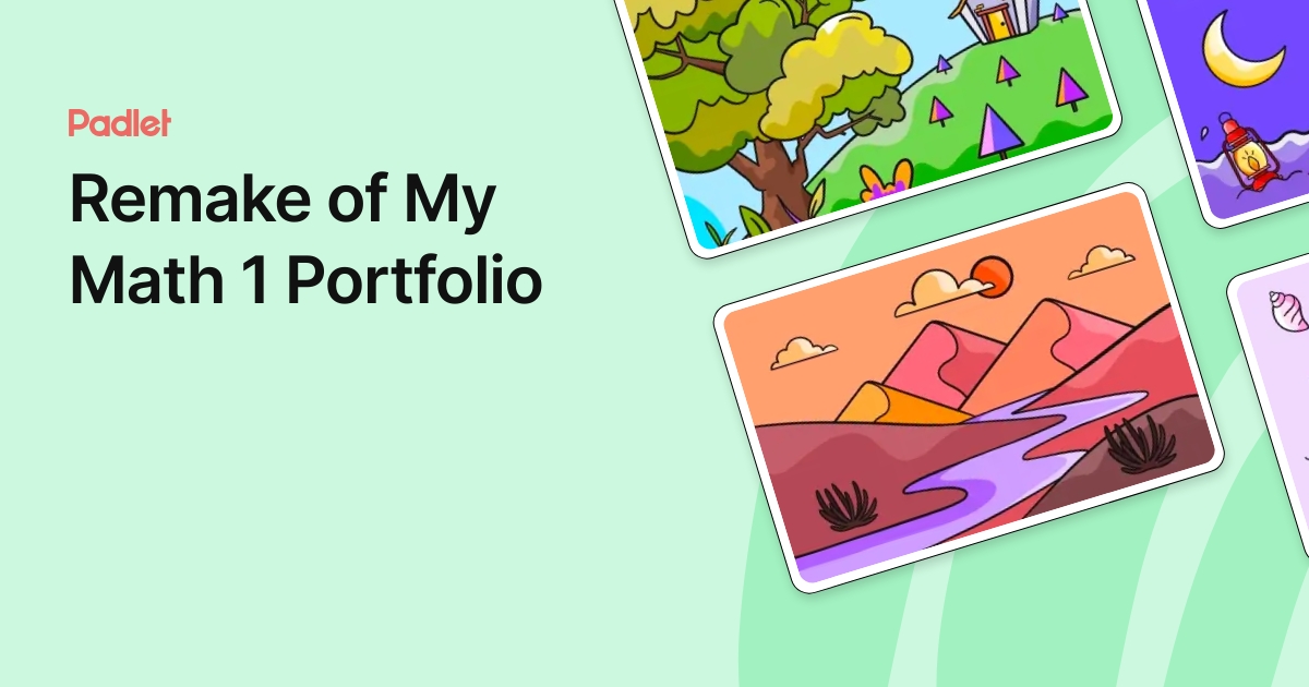 Remake of My Math 1 Portfolio