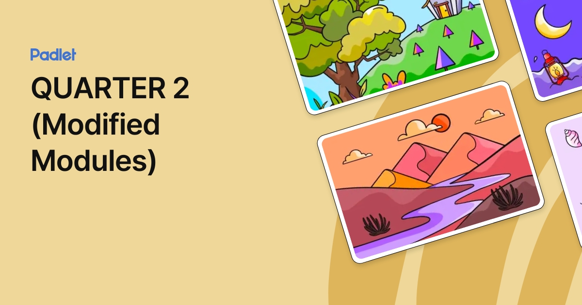 QUARTER 2 (Modified Modules)