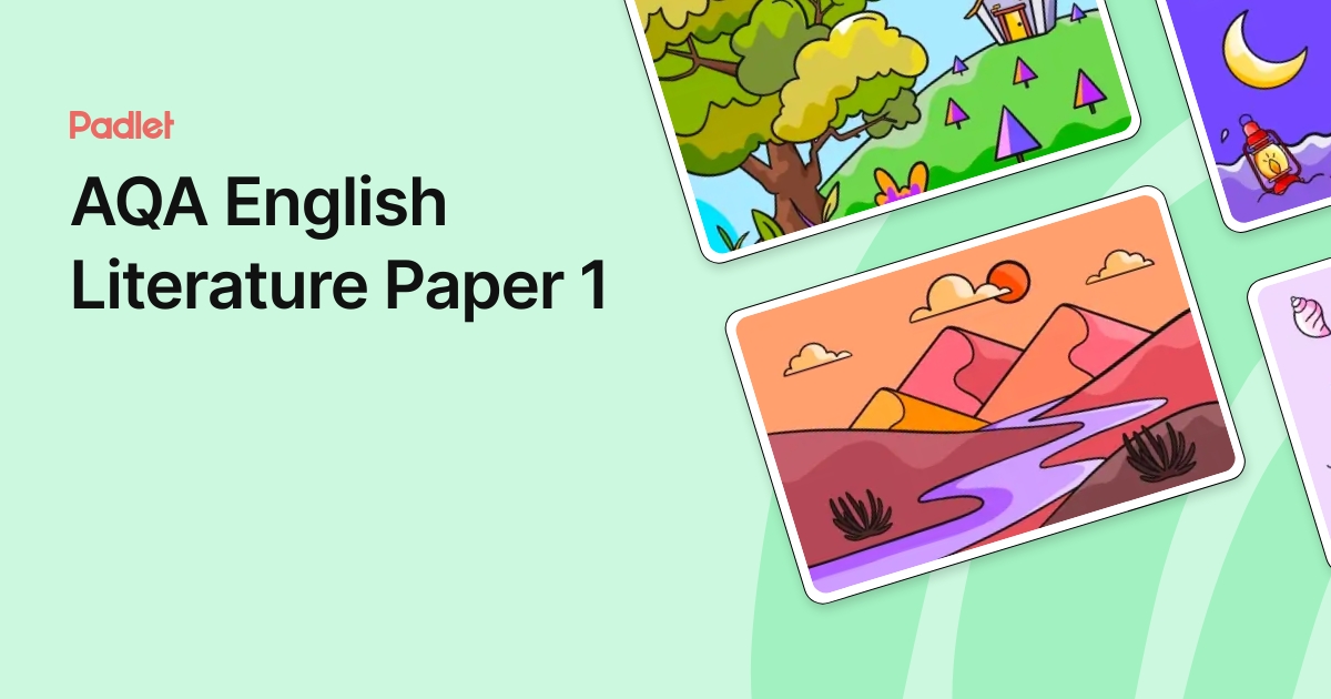 AQA English Literature Paper 1