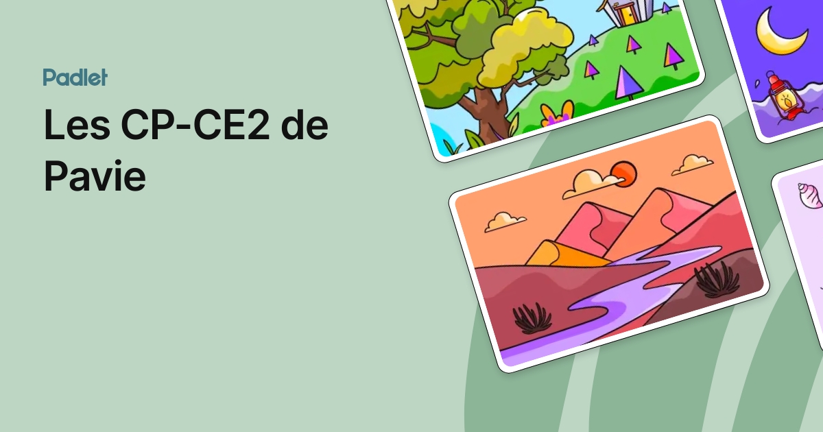Les CP-CE2 de Pavie