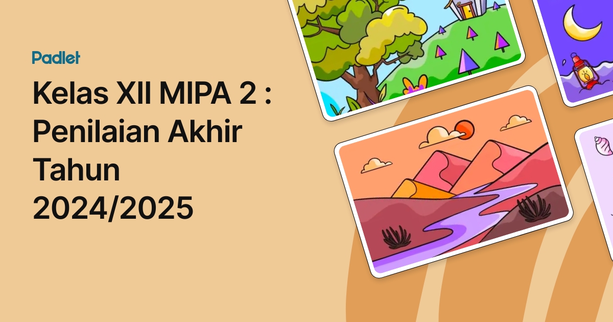 Kelas XII MIPA 2 : Penilaian Akhir Tahun 2024/2025