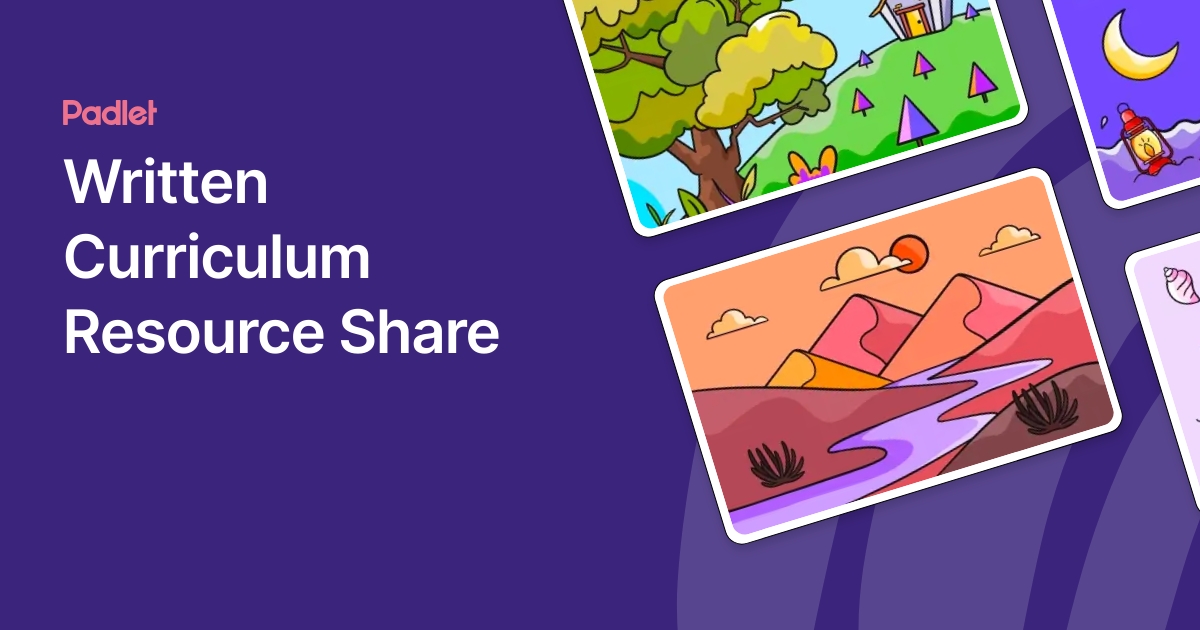 Written Curriculum Resource Share