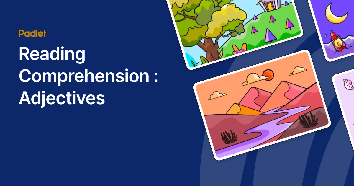 Reading Comprehension : Adjectives