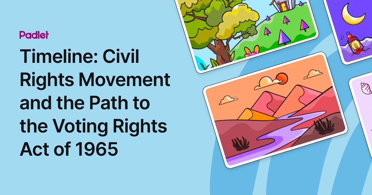 Timeline: Civil Rights Movement and the Path to the Voting Rights Act ...