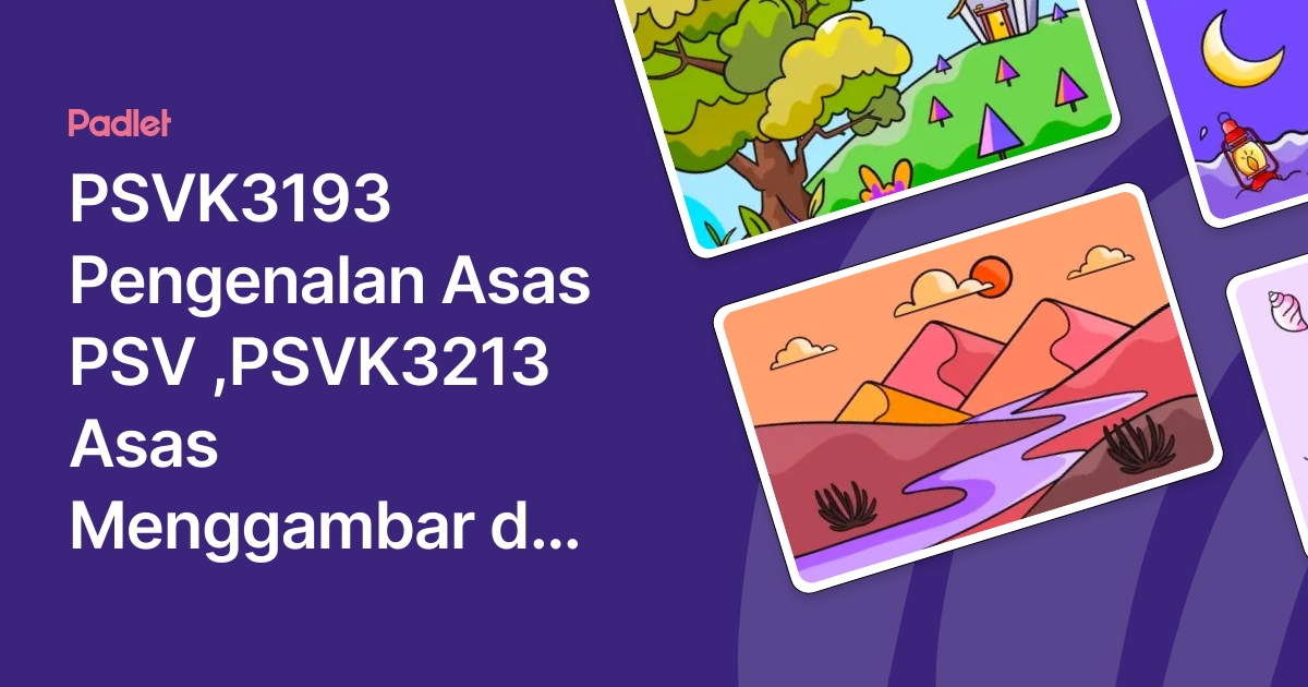 PSVK3193 Pengenalan Asas PSV ,PSVK3213 Asas Menggambar dan Membuat ...