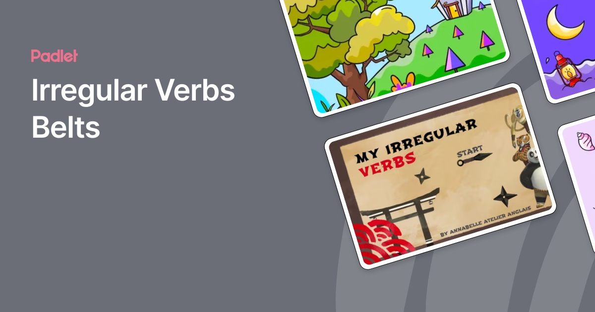 Irregular Verbs Belts