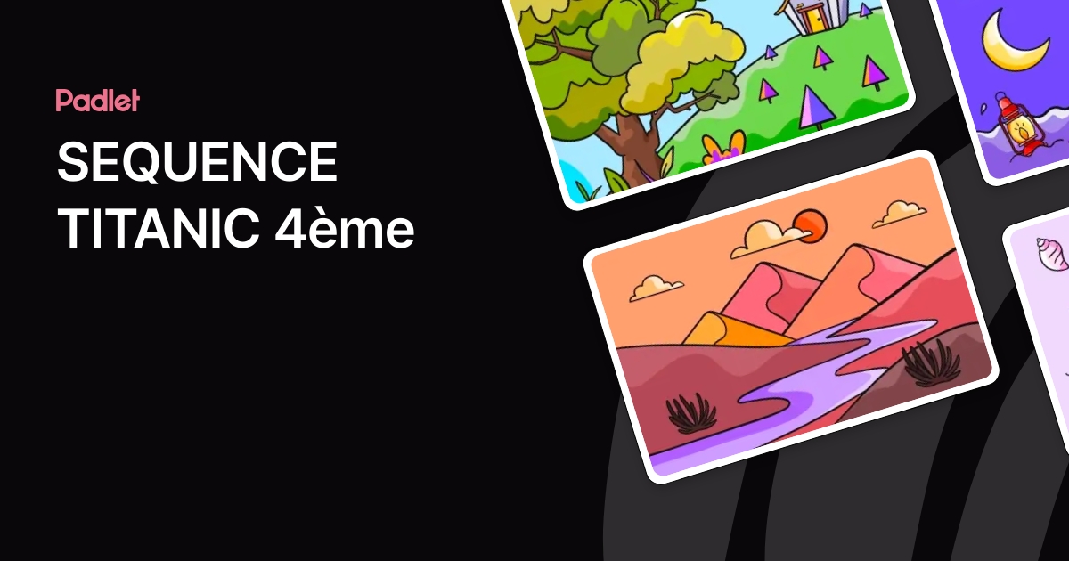 SEQUENCE TITANIC 4ème