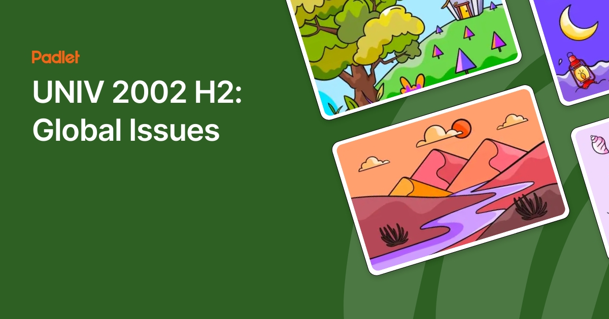 UNIV 2002 H2: Global Issues