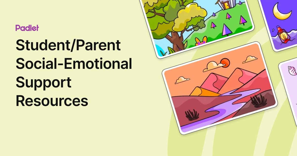 Student/Parent Social-Emotional Support Resources